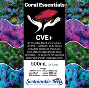 Coral Essentials CVE+ 500ml - Fine Pebble Aquarium Supplies Sydney