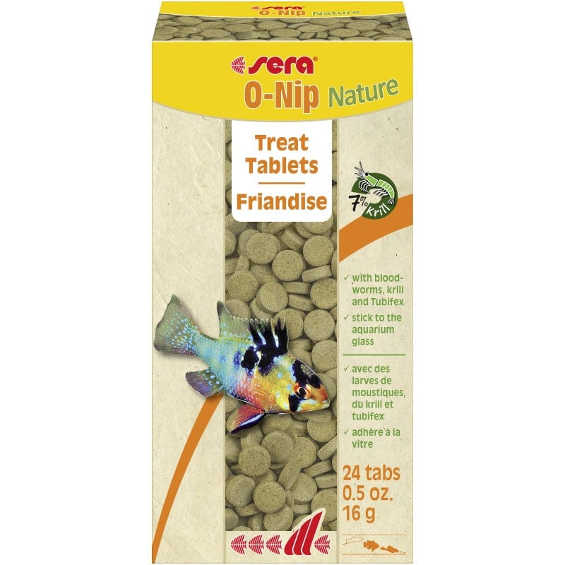 Buy Sera O-Nip Nature - Treat Tablets 24 Tabs | Fine Pebble Aquarium